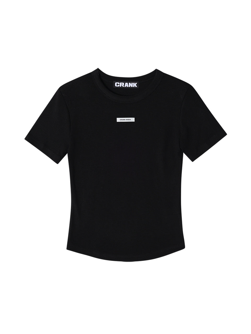 Crank Crew Neck Basic Top in Black: Effortless Style and Comfort ...