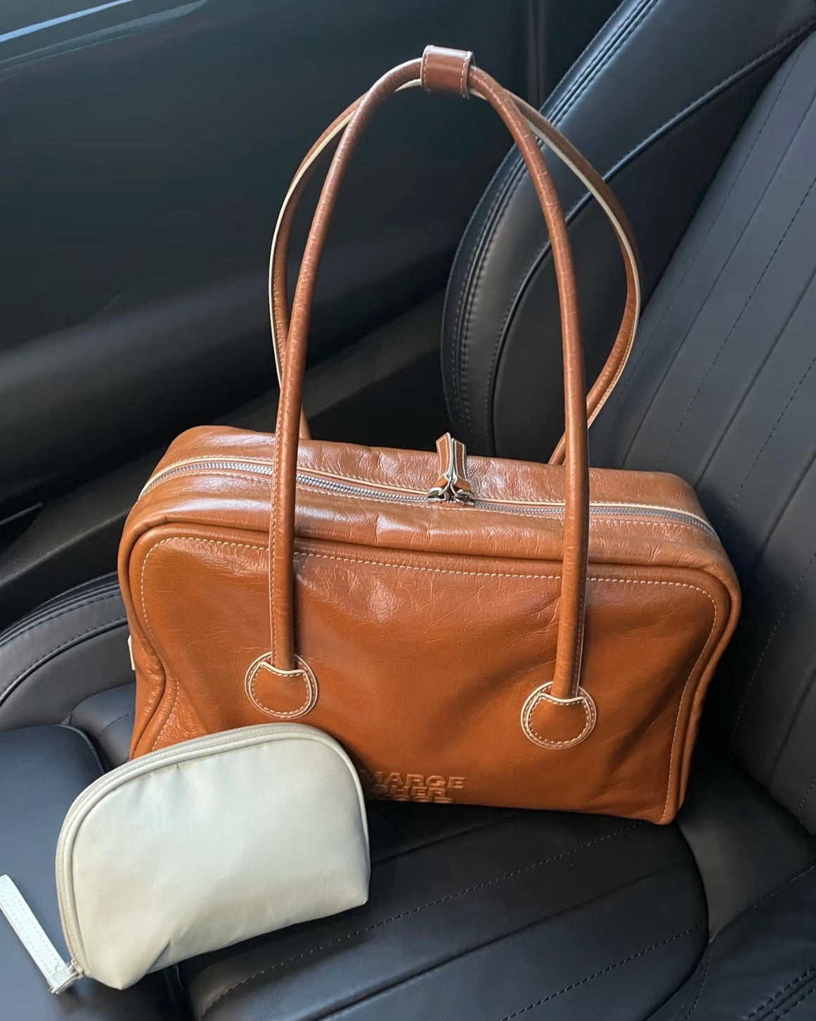 Soft Baguette Bag - Chestnut Nubuck – KORIAH
