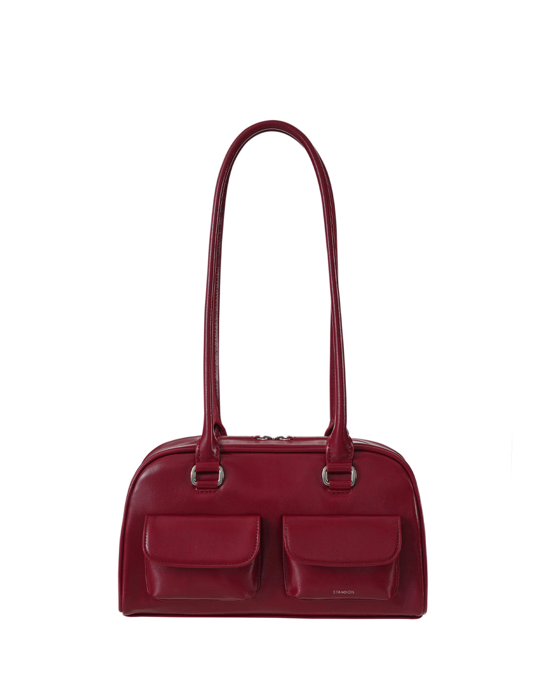 STAND OIL Chubby Bag - Red Wine: Stylish and Spacious Everyday Bag with ...